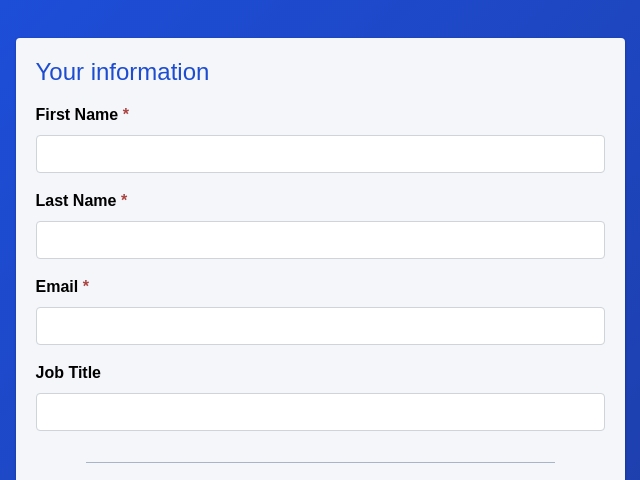 Form Templates For Lead Generation Form - FormNX